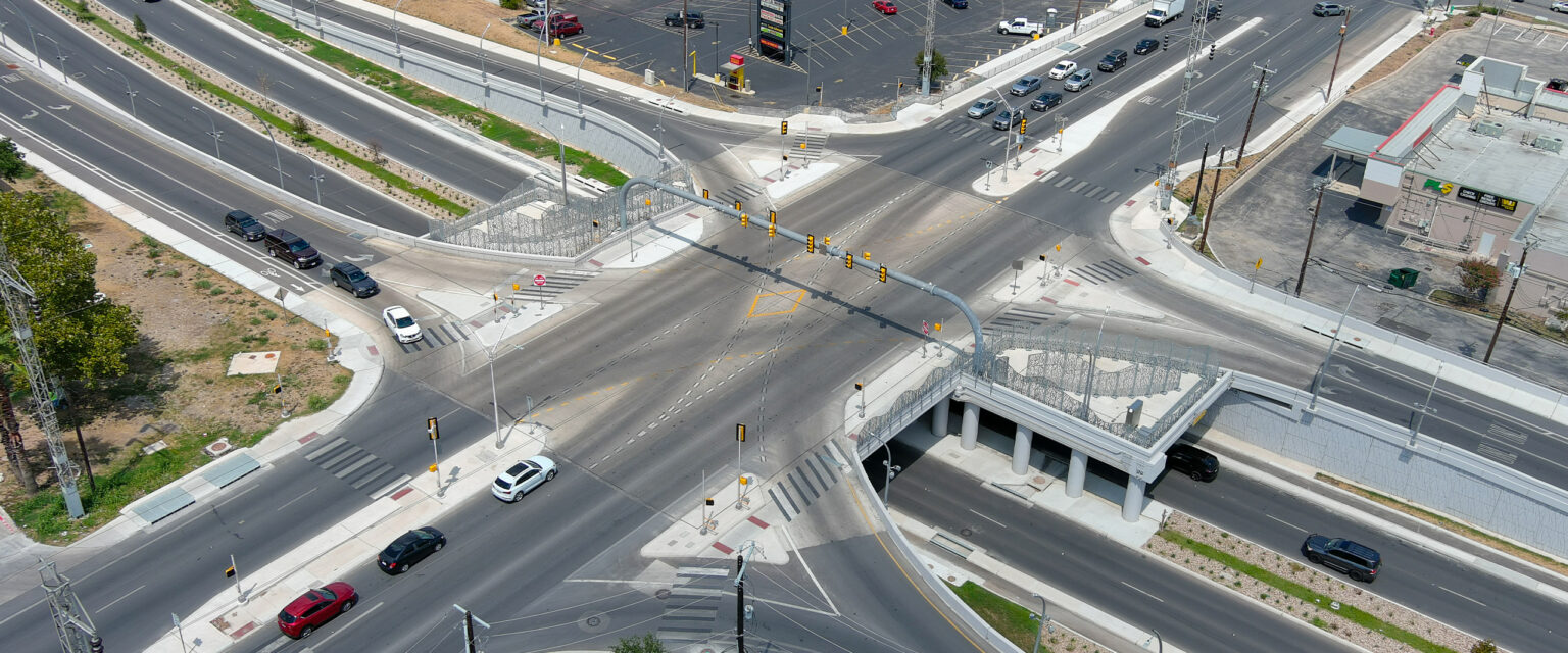 Single-Point Urban Interchange in San Antonio Reduces Delay and ...